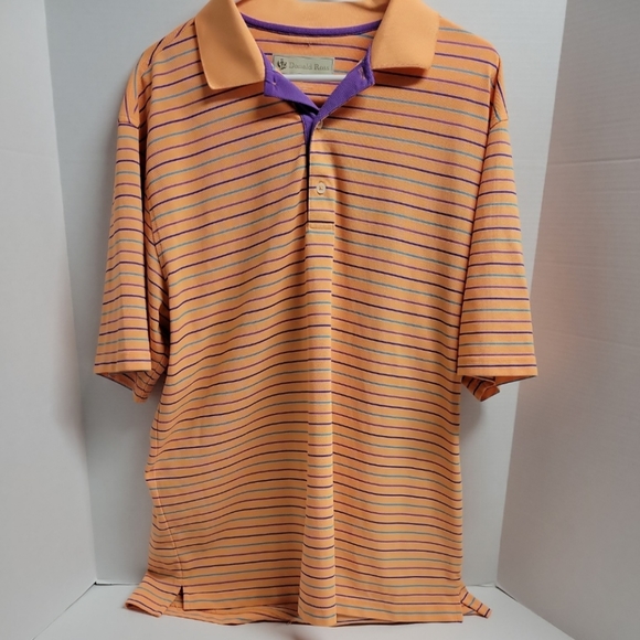 Donald Ross | Shirts | Donald Ross Mens Large Striped Golf Polo | Poshmark